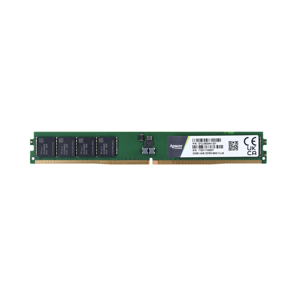 Memoria industrial UDIMM DDR5 VLP de Apacer - Anatronic S.A